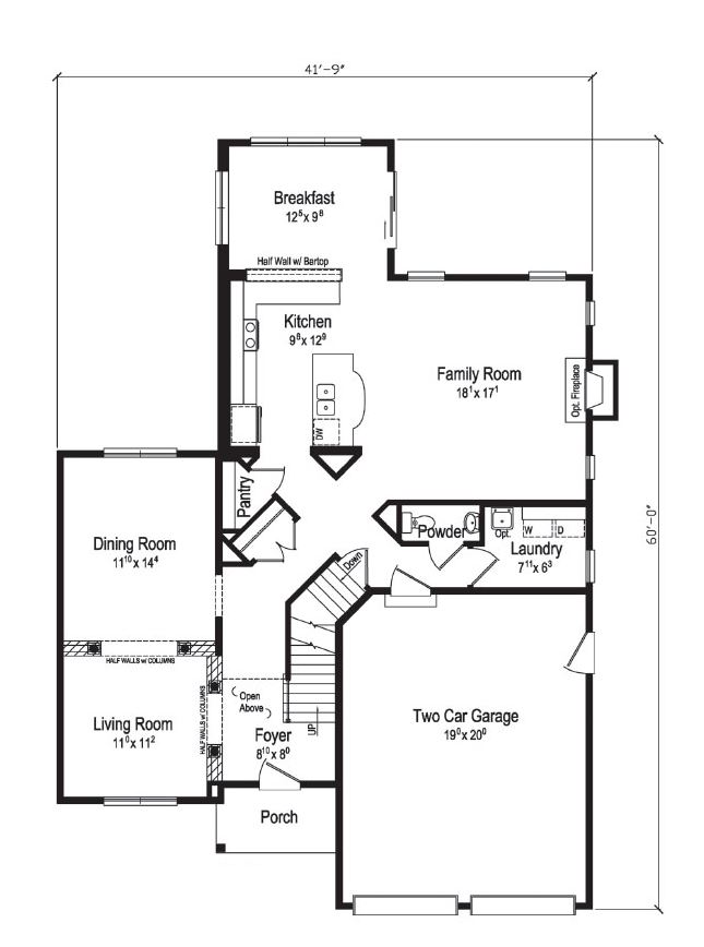 Devlyn | 2924 Square Foot Two Story Floor Plan