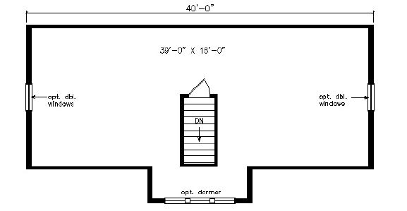 Midlothian | 1760 Square Foot Cape Floor Plan